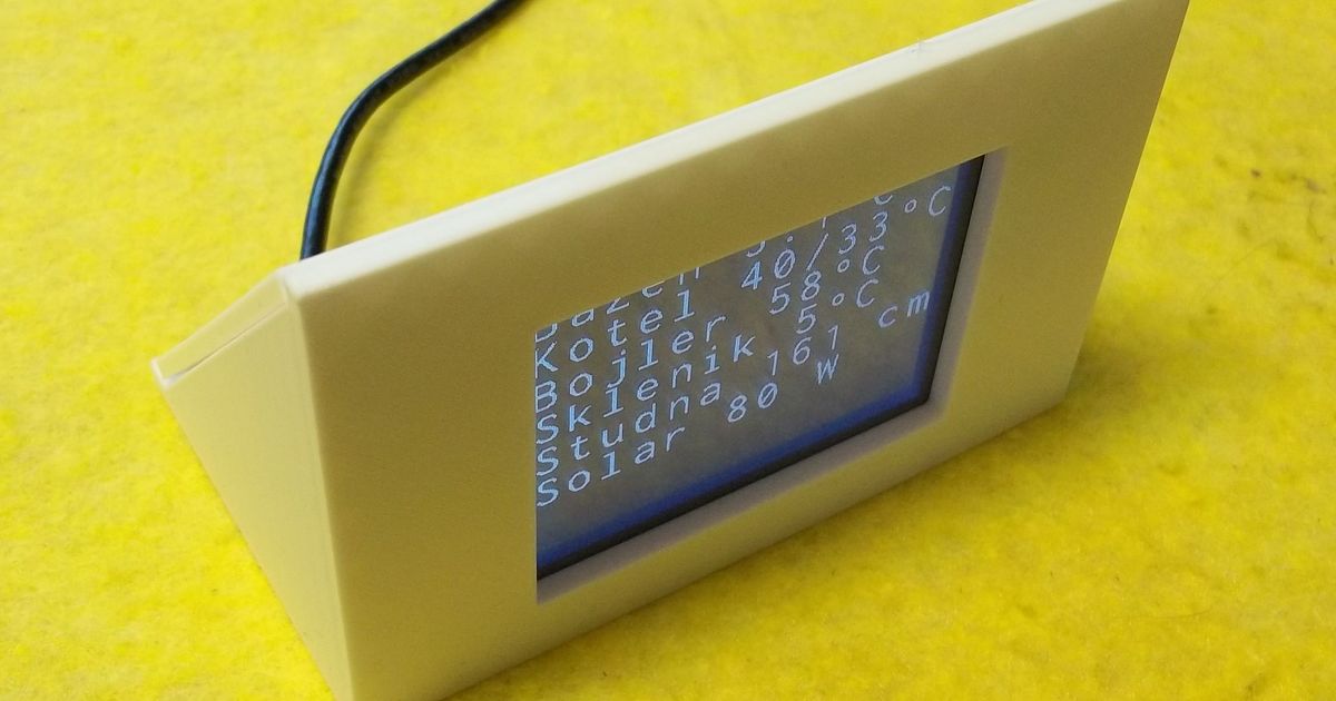 Krabička pro LCD 2.8"-box for LCD 2.8" by Martin Šubrt | Download free STL model | Printables.com