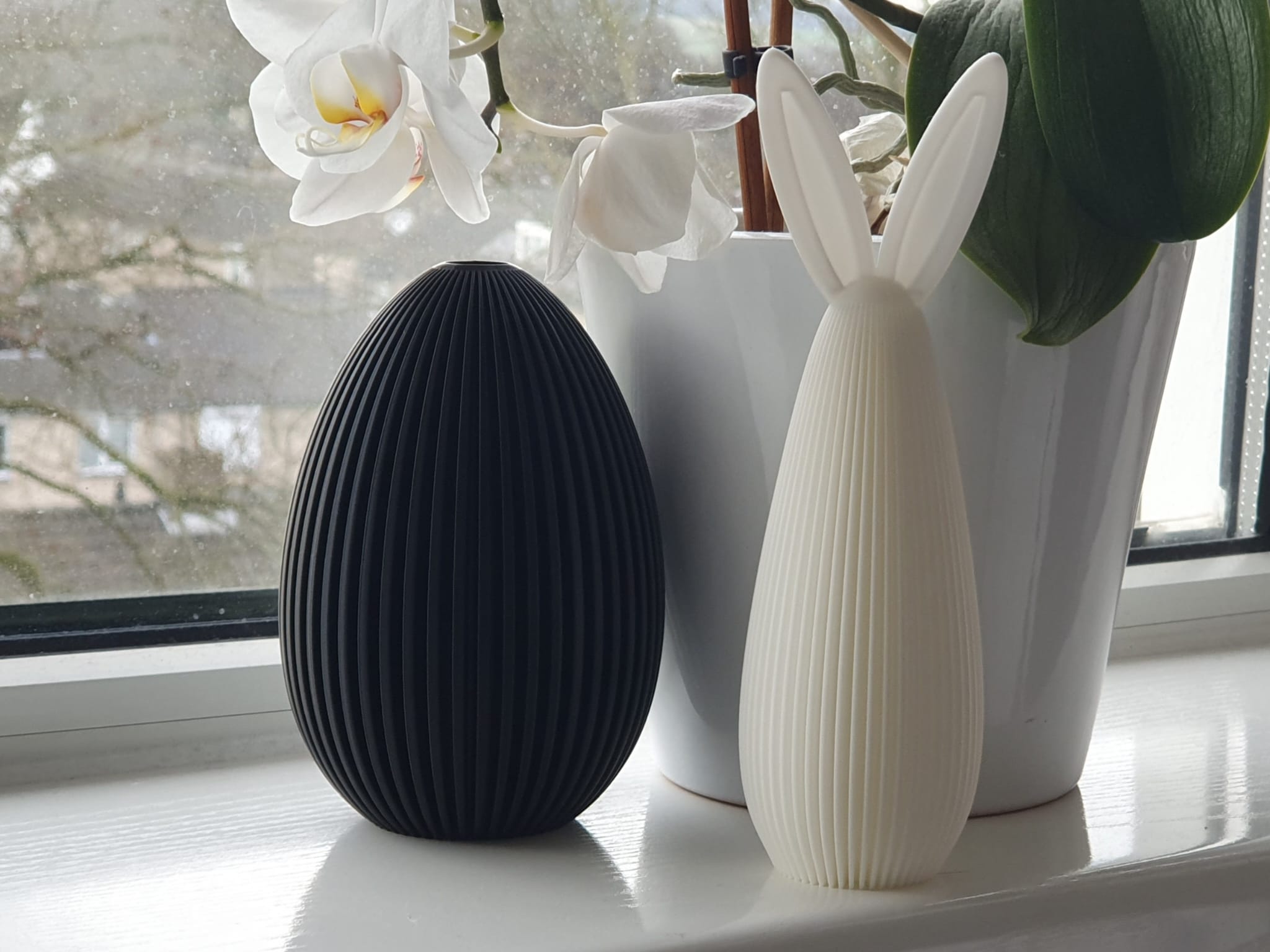 Modern Easter Bunny Decoration von Sabre Design | Kostenloses STL ...