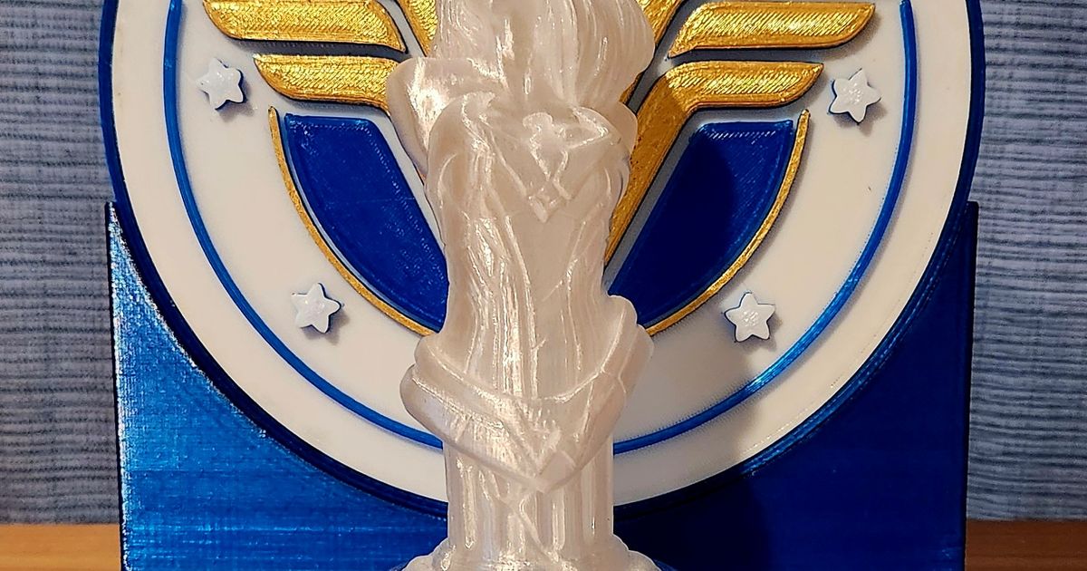 Wonder Woman Bust Light Display by BeautifulLEDs | Download free STL ...