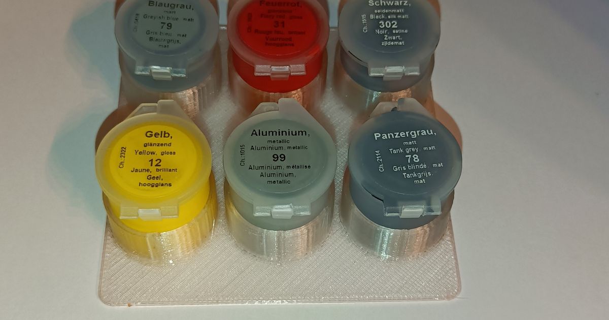 Gridfinity Revell Paint von Qel tlhaw DIyuS | Kostenloses STL-Modell ...