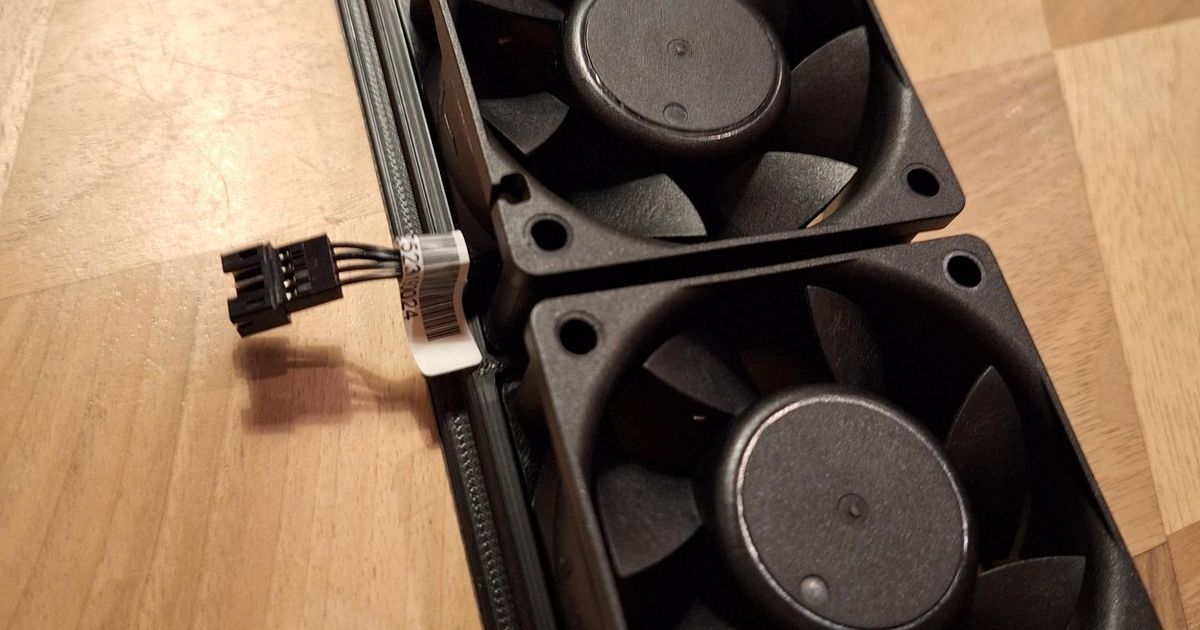 Corsair 280x Rear Fan Mount by GoogleHupf | Download free STL model ...