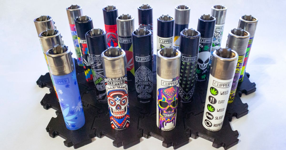 Clipper Lighter Display Stand Package (Mk1; Mk2; Mk3) by DarxDesign ...