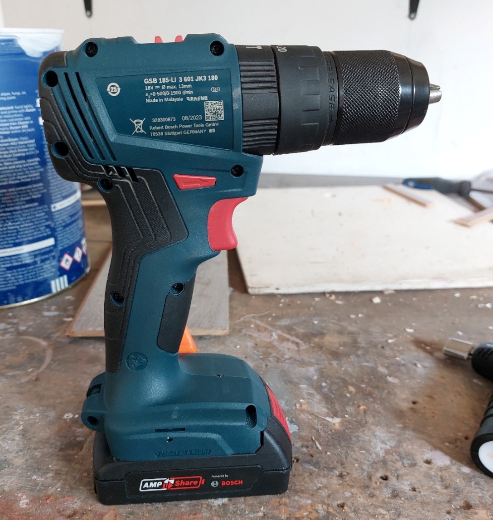 Bosch GSB 185-Li cordless drill belt clip by Formic | Download free STL ...