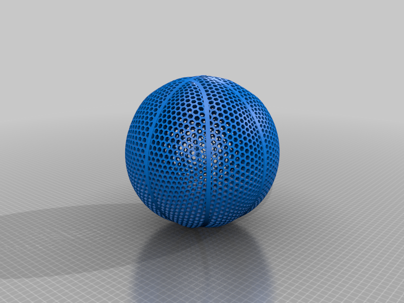 Wilson airless NBA Basketball by pickles22 | Download free STL model ...