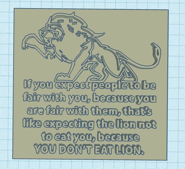 Fair Lion Wall Art by bud | Download free STL model | Printables.com