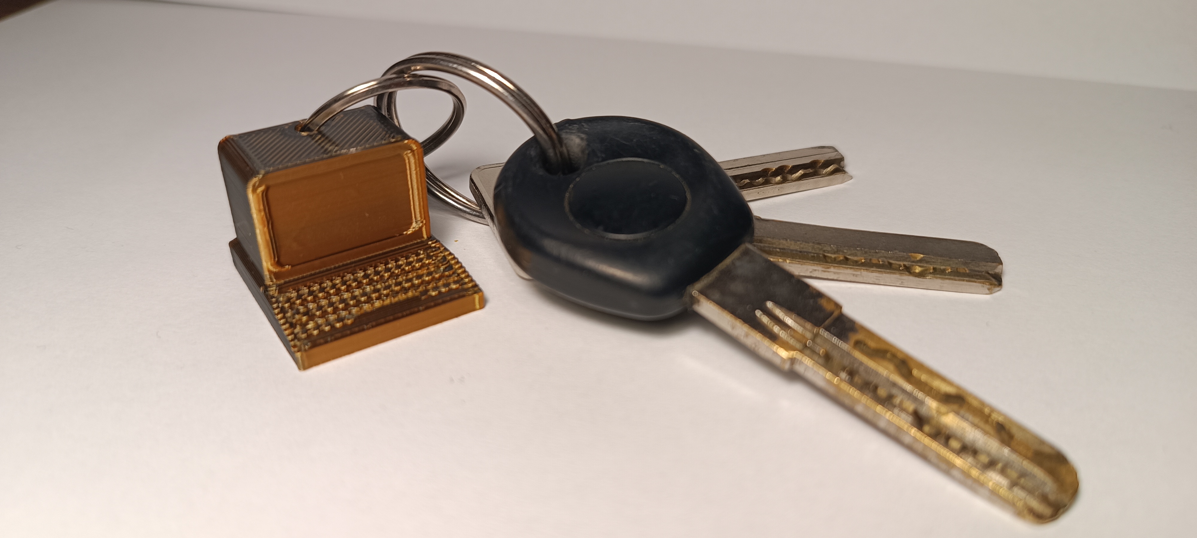 computer shaped keychain by 3DPrintGuru | Download free STL model ...