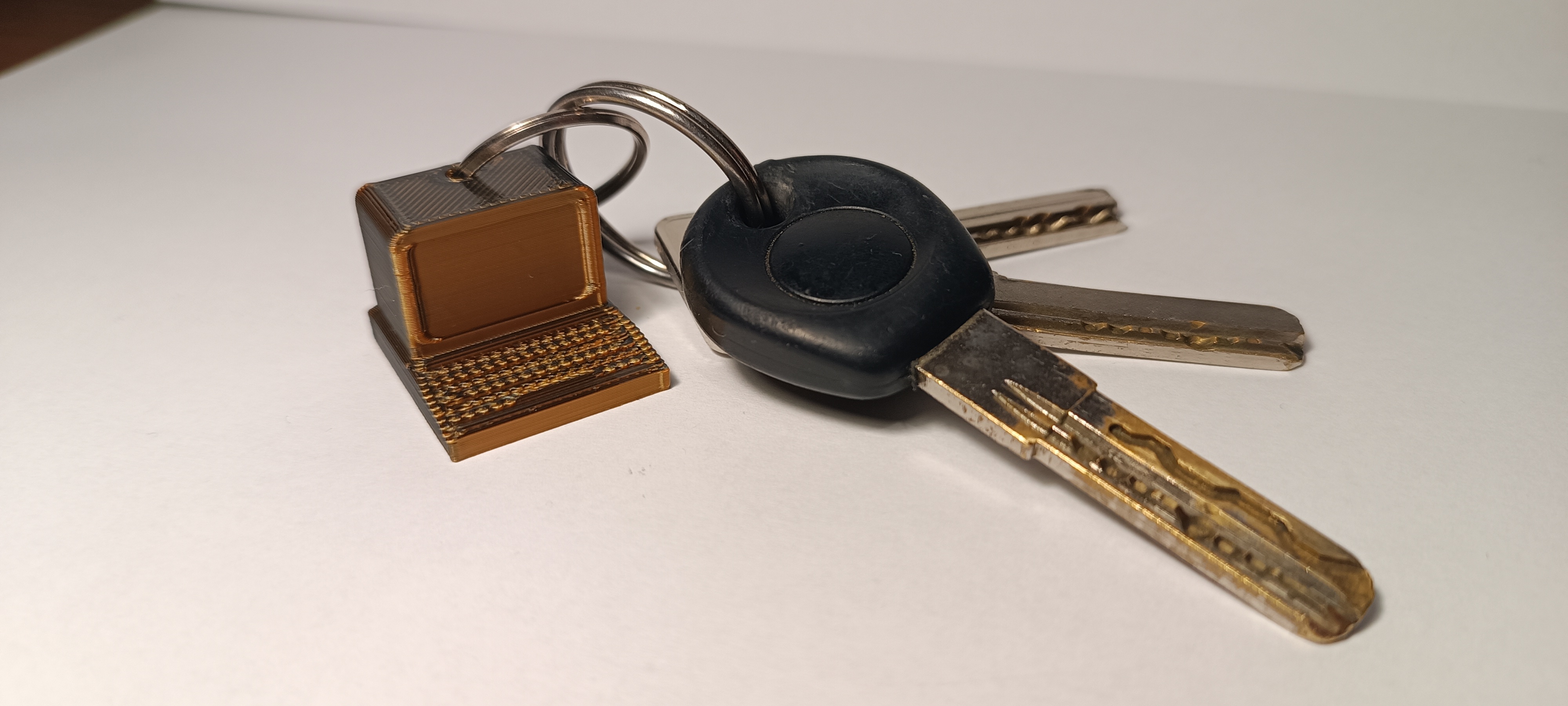 computer shaped keychain by 3DPrintGuru | Download free STL model ...