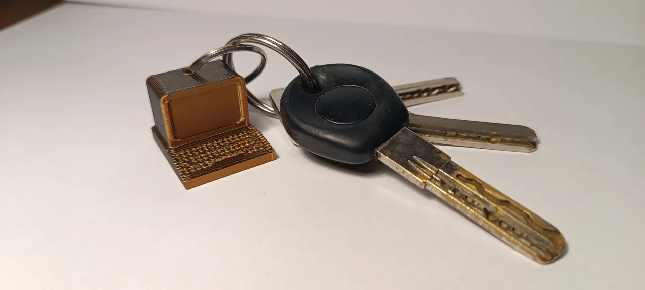 computer shaped keychain by 3DPrintGuru | Download free STL model ...