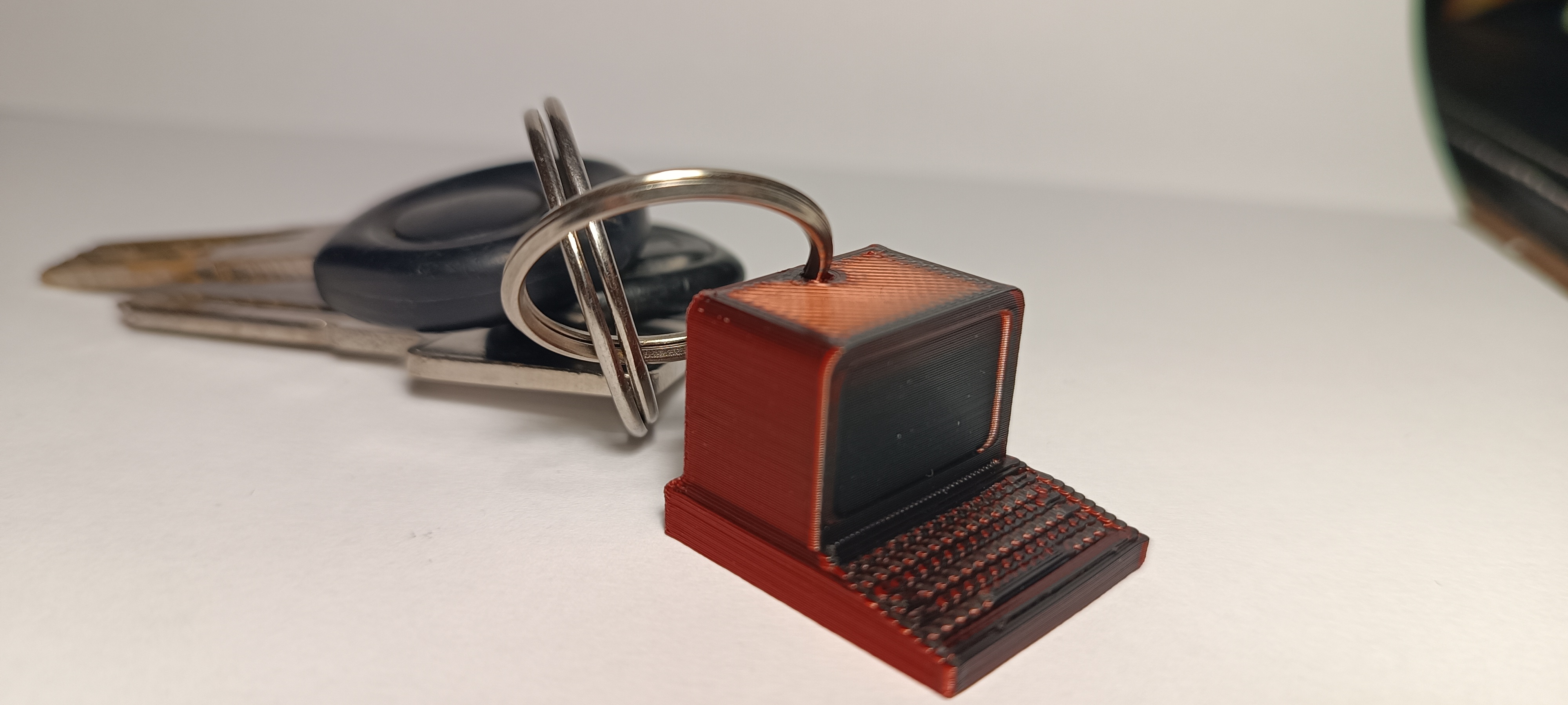 computer shaped keychain by 3DPrintGuru | Download free STL model ...