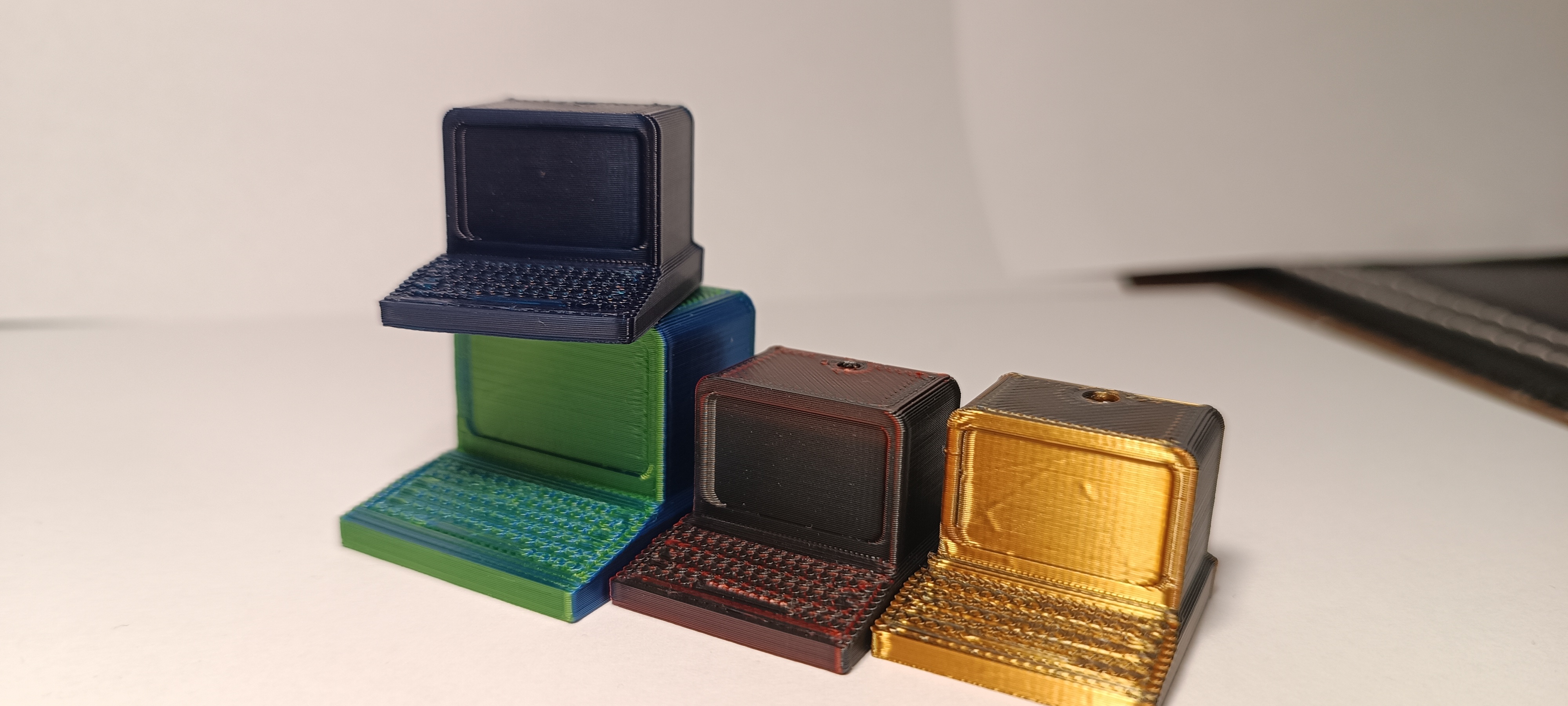 computer shaped keychain by 3DPrintGuru | Download free STL model ...