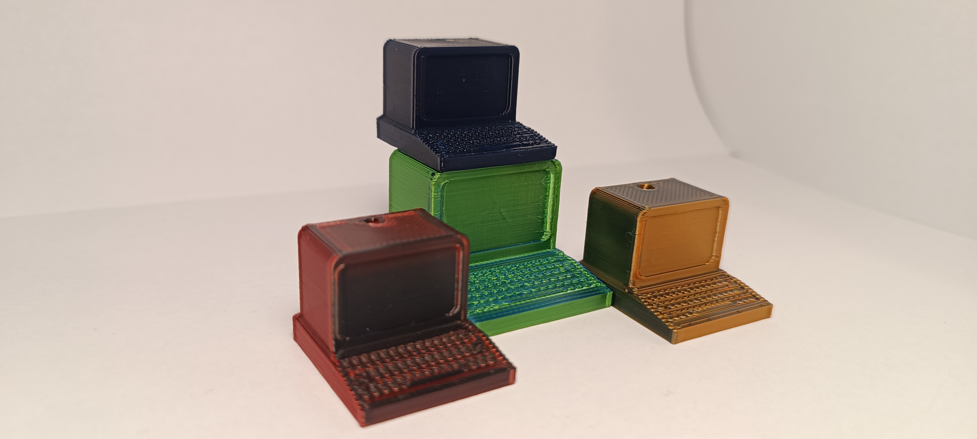 computer shaped keychain by 3DPrintGuru | Download free STL model ...