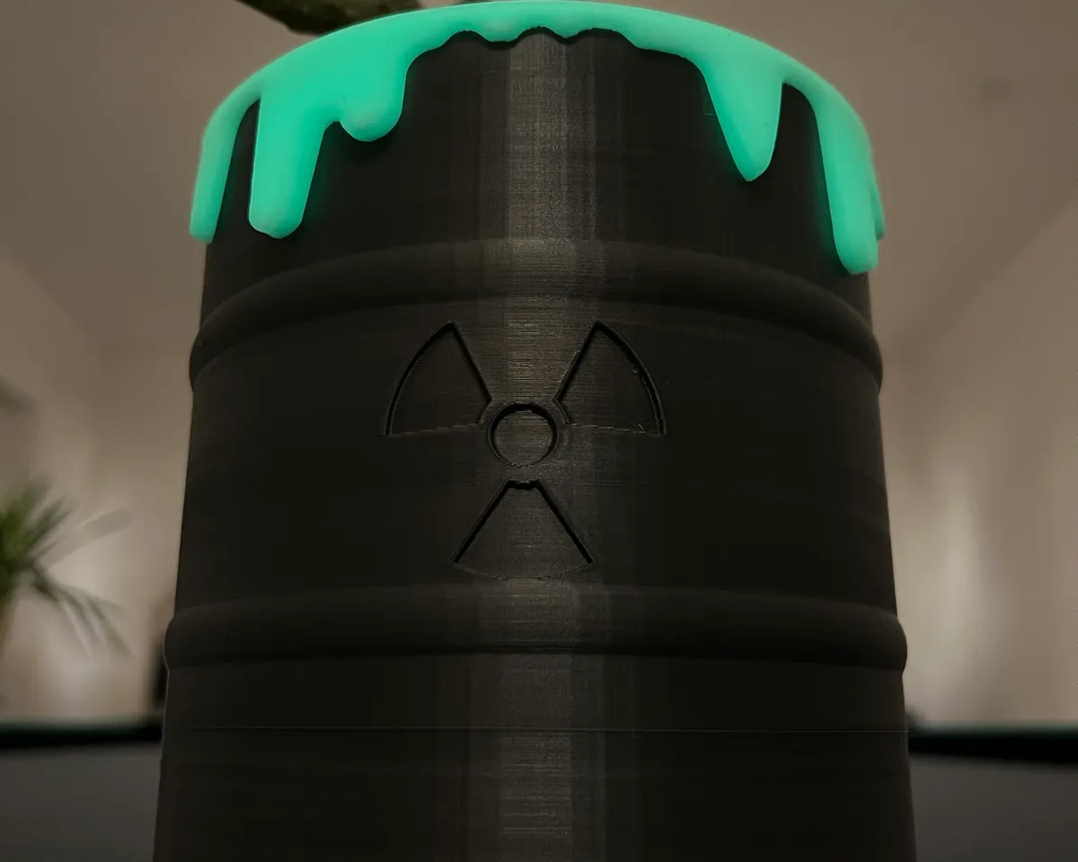 RADIOACTIVE BARREL FLOWER POT (GLOW IN THE DARK) by Kramer_Werke ...