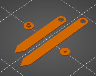 Clock hands / Ručičky hodin by Tec | Download free STL model ...