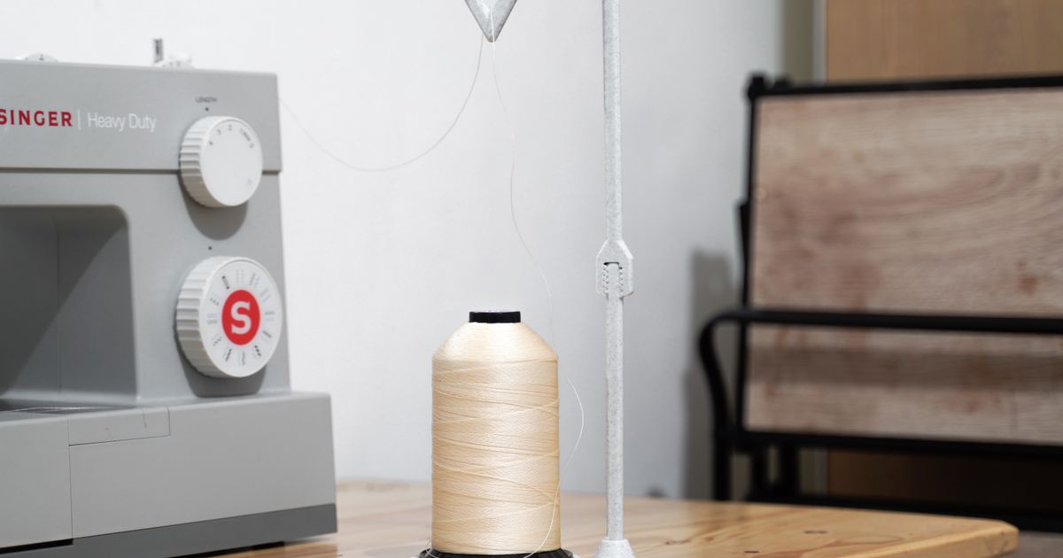 Large Spool Thread Holder for Sewing Machine by Zendragon | Download ...