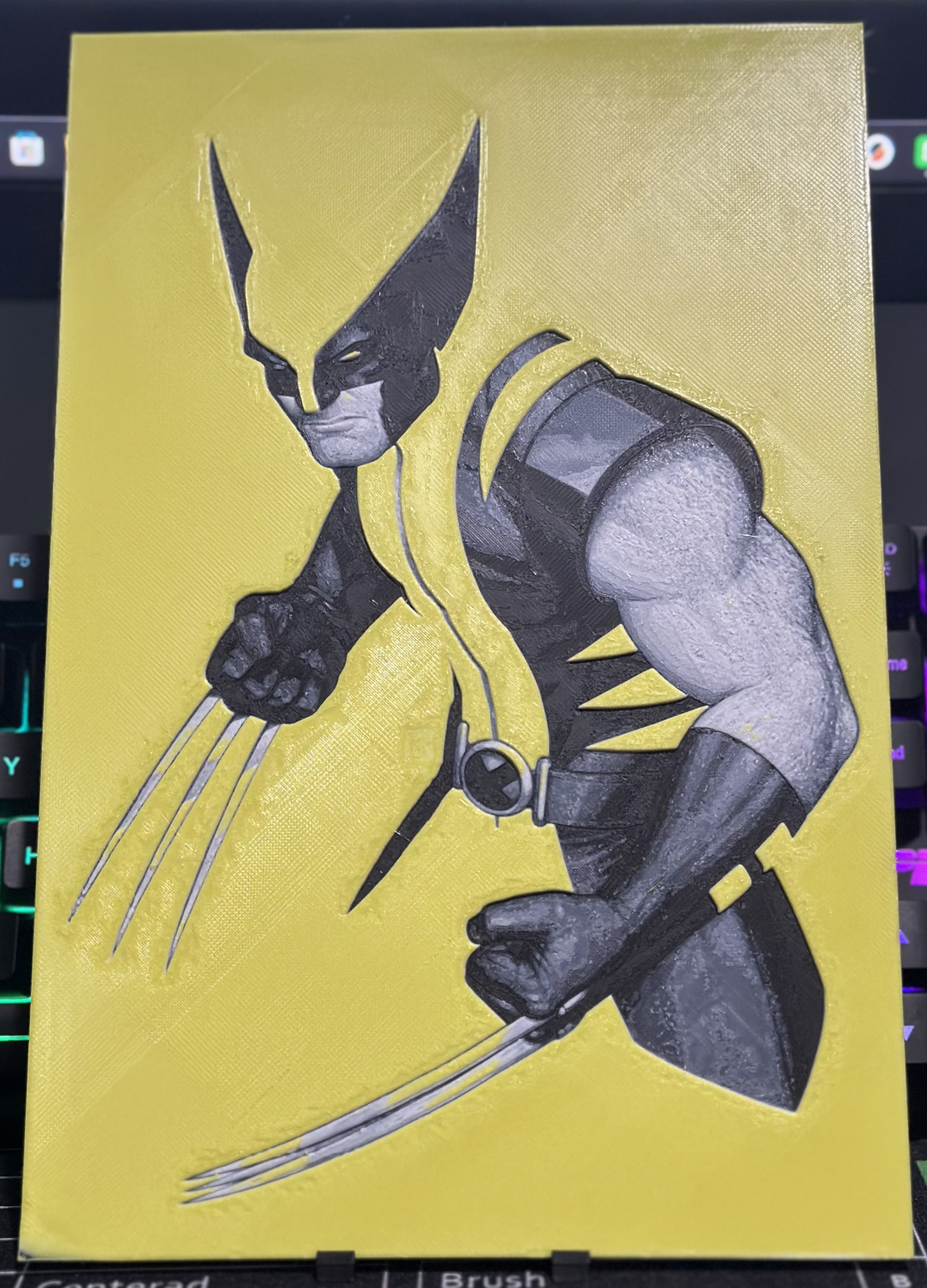 Wolverine (Negative Space Variant Cover) Hueforge by Kyfry85 | Download ...