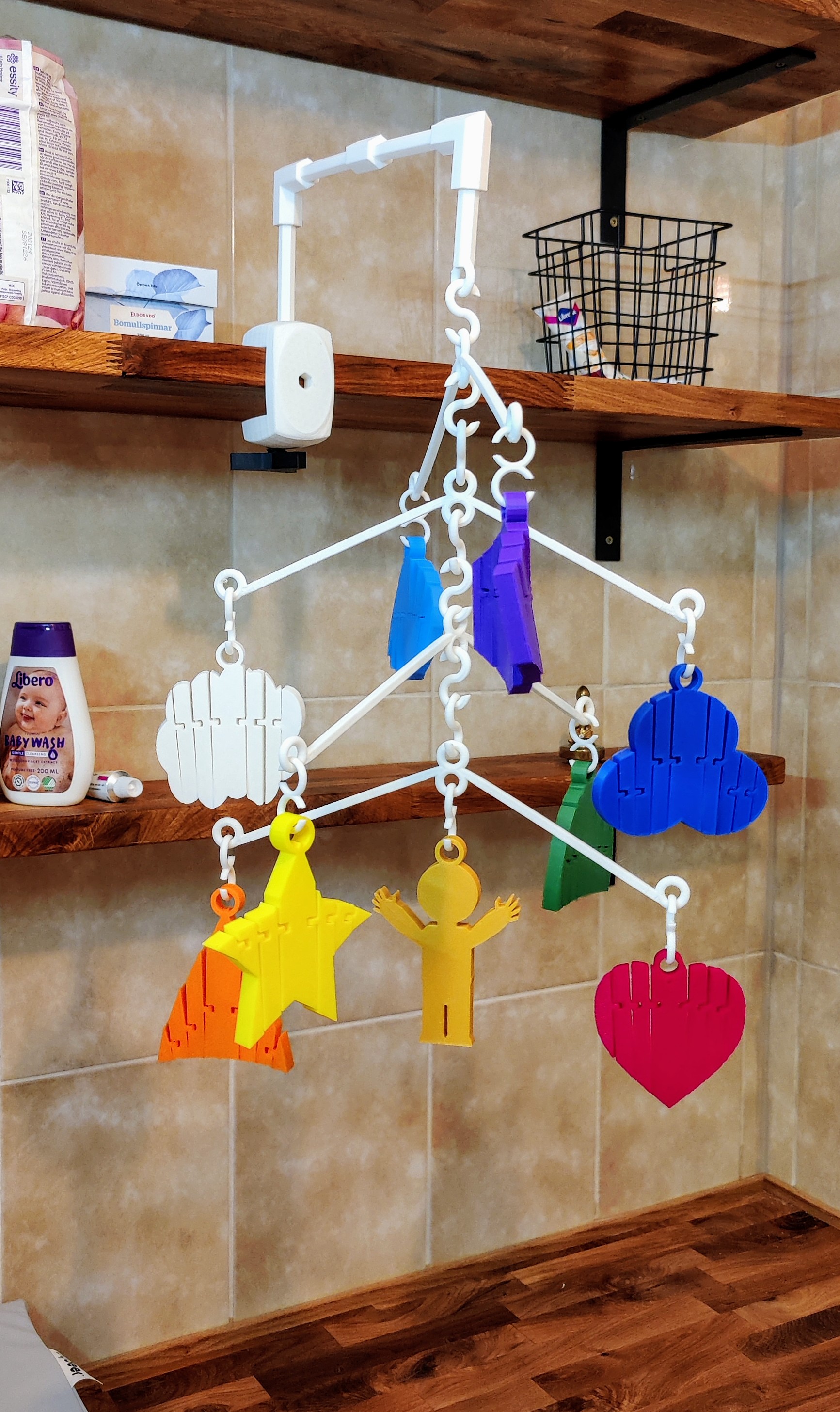 Articulated Baby Spinning Mobile por Occasional craftsman | Descargar ...