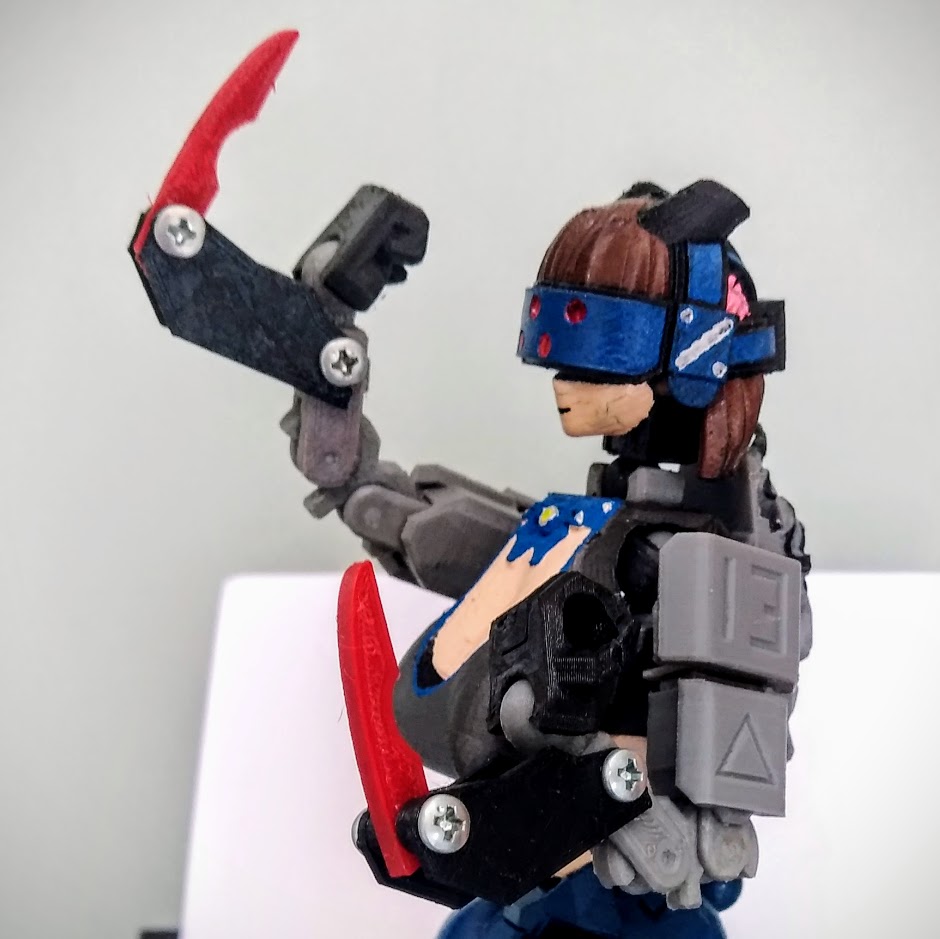 Cyberpunk Articulated Mantis Blades for Dummy 13 by Marcus (MV Design ...
