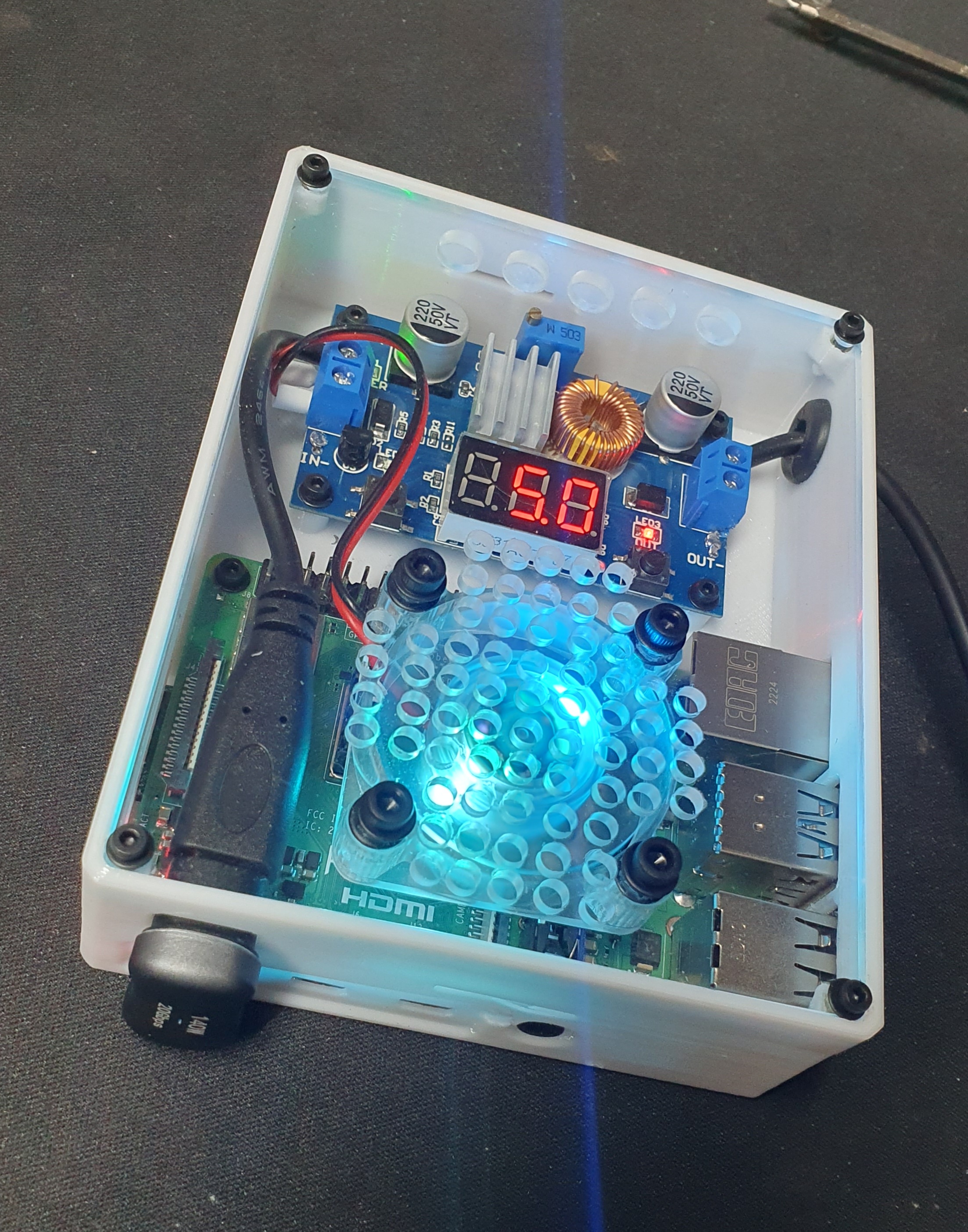 Raspberry Pi Case With Buck Converter by Ryan Minshall | Download free ...
