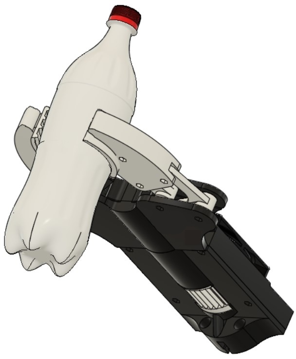 Two fingers robotic gripper simple low cost design by CannaCreator ...