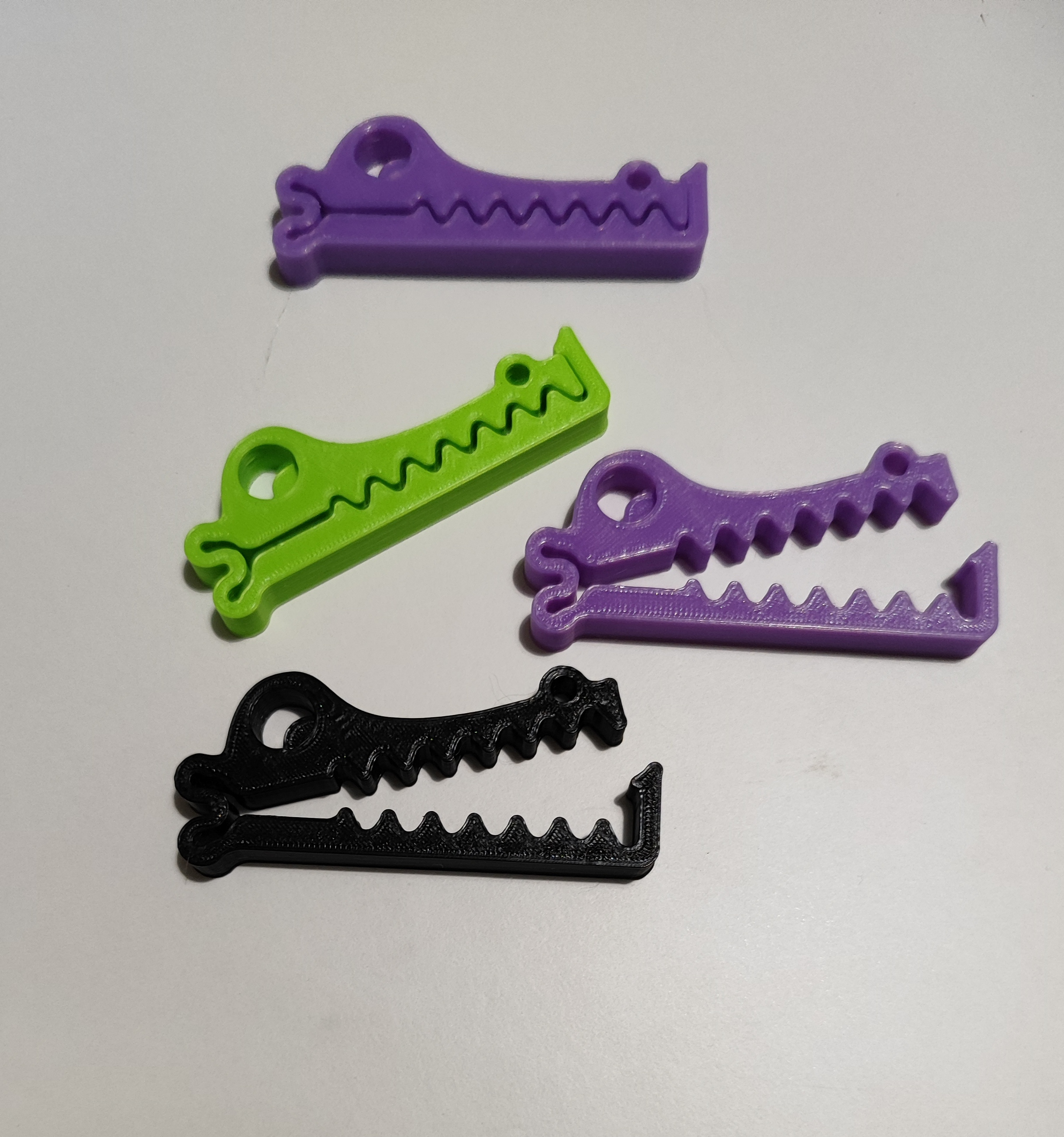 Crocodile Bag Clip by webkuk | Download free STL model | Printables.com