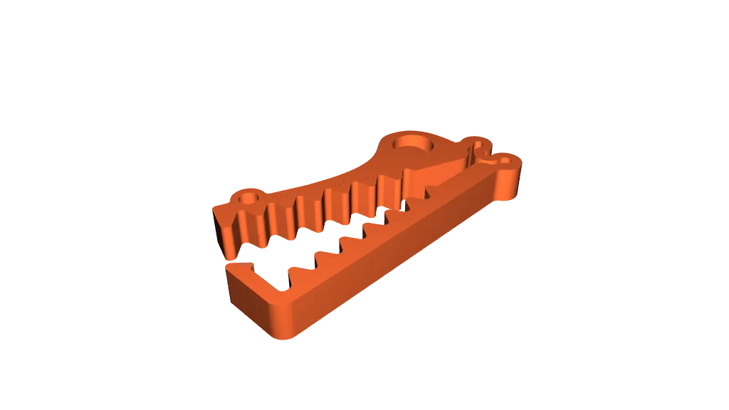 Crocodile Bag Clip by webkuk | Download free STL model | Printables.com