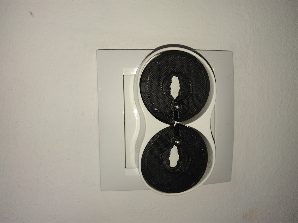 Socket E child protector (with key) by Jakub | Download free STL model ...