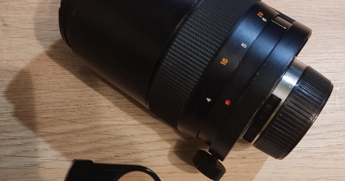 Yashica Reflex 500mm f8 filter holder by Jakub | Download free STL ...