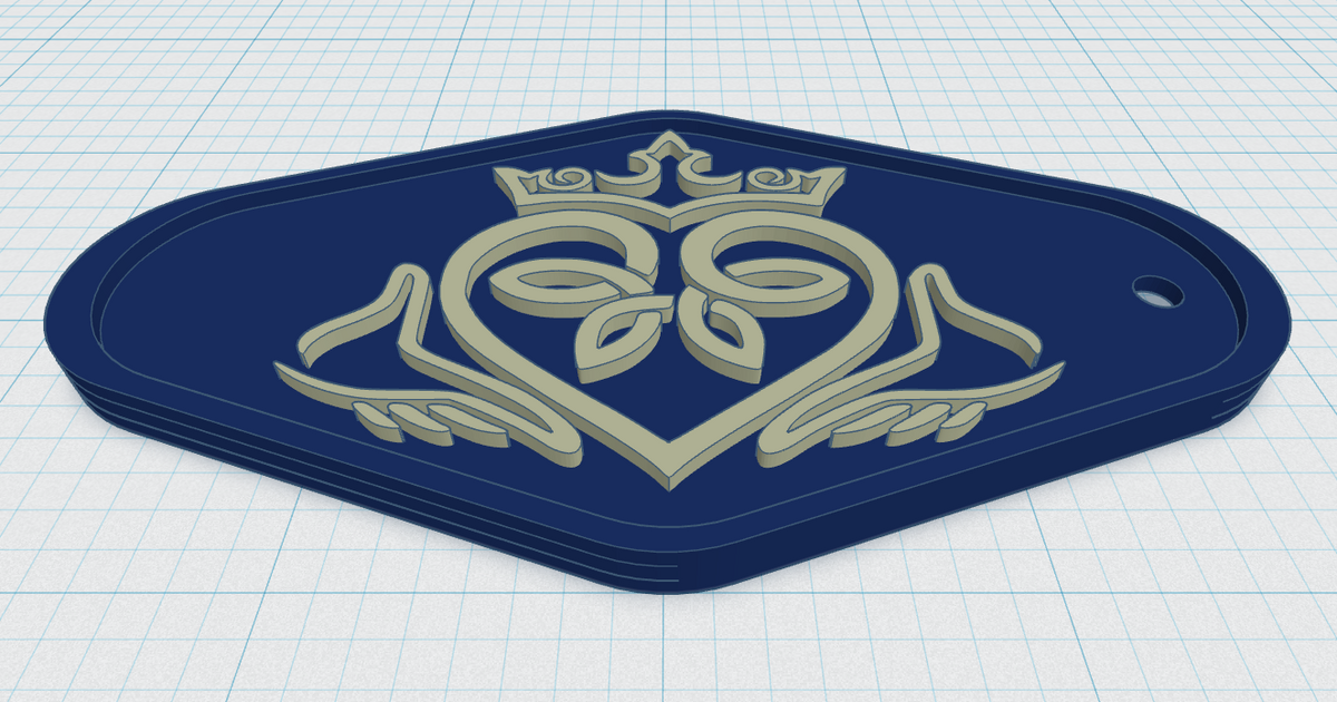 Claddagh Keytag 8 by Peter Ennist | Download free STL model ...