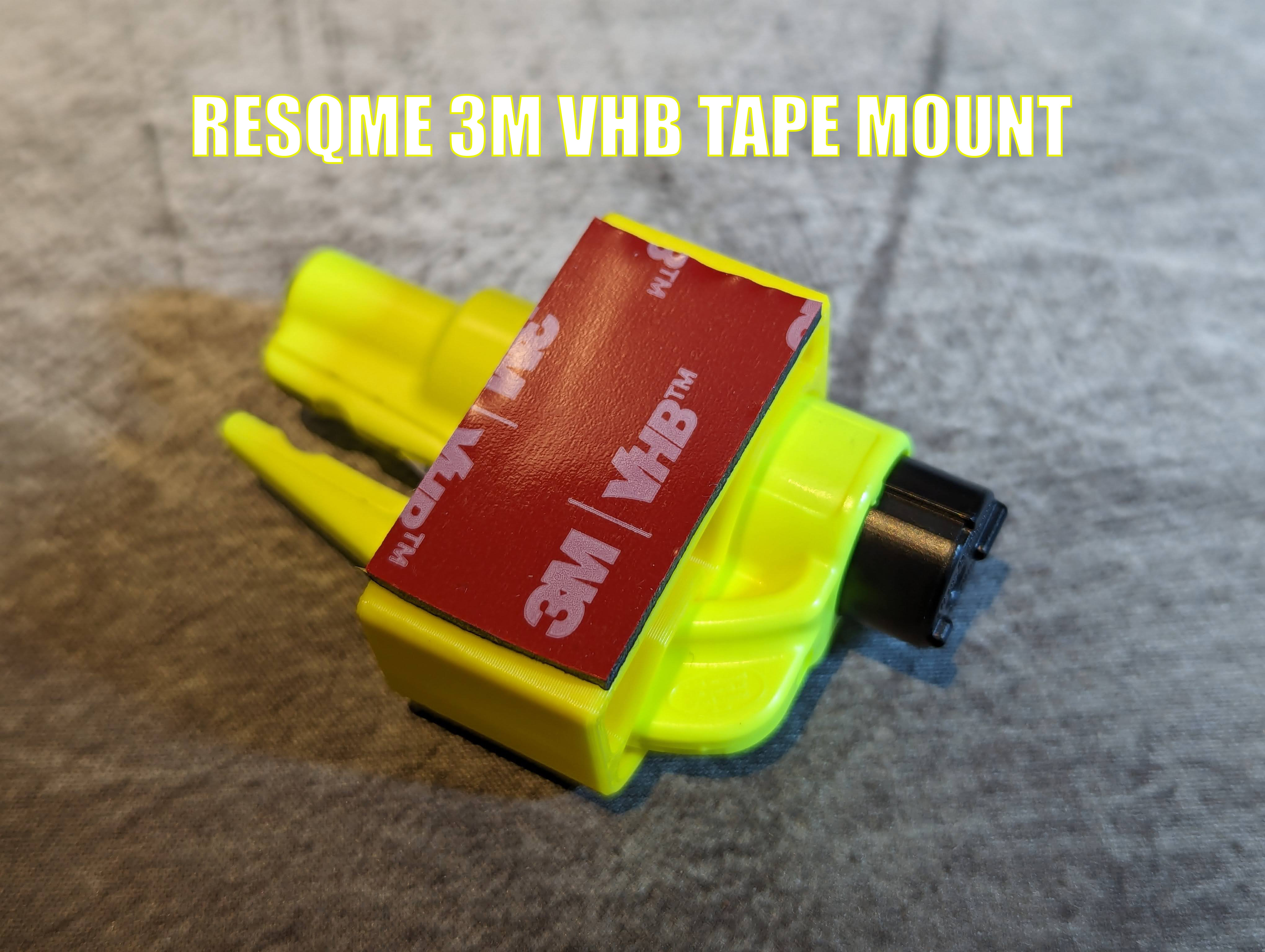 3M VHB Tape Mount for Resqme Seatbelt Cutter and Glass Breaker by PLAUK ...
