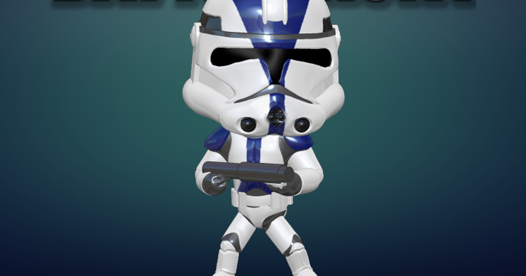 STAR WARS DOUBLE BIT:CLONE TROOPER by Blenkhorn | Download free STL ...