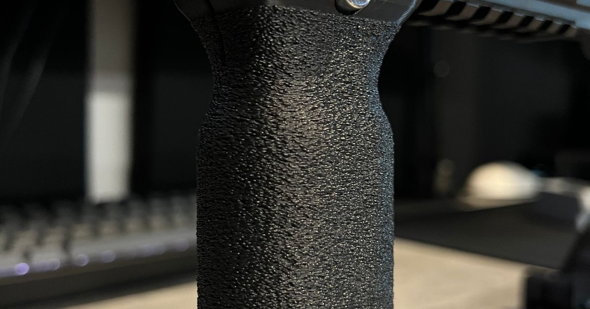 Airsoft grip by KP design | Download free STL model | Printables.com