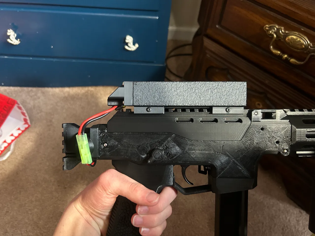 Airsoft Battery box and Mosquito v2 Battery box (picatinny) by joseph ...