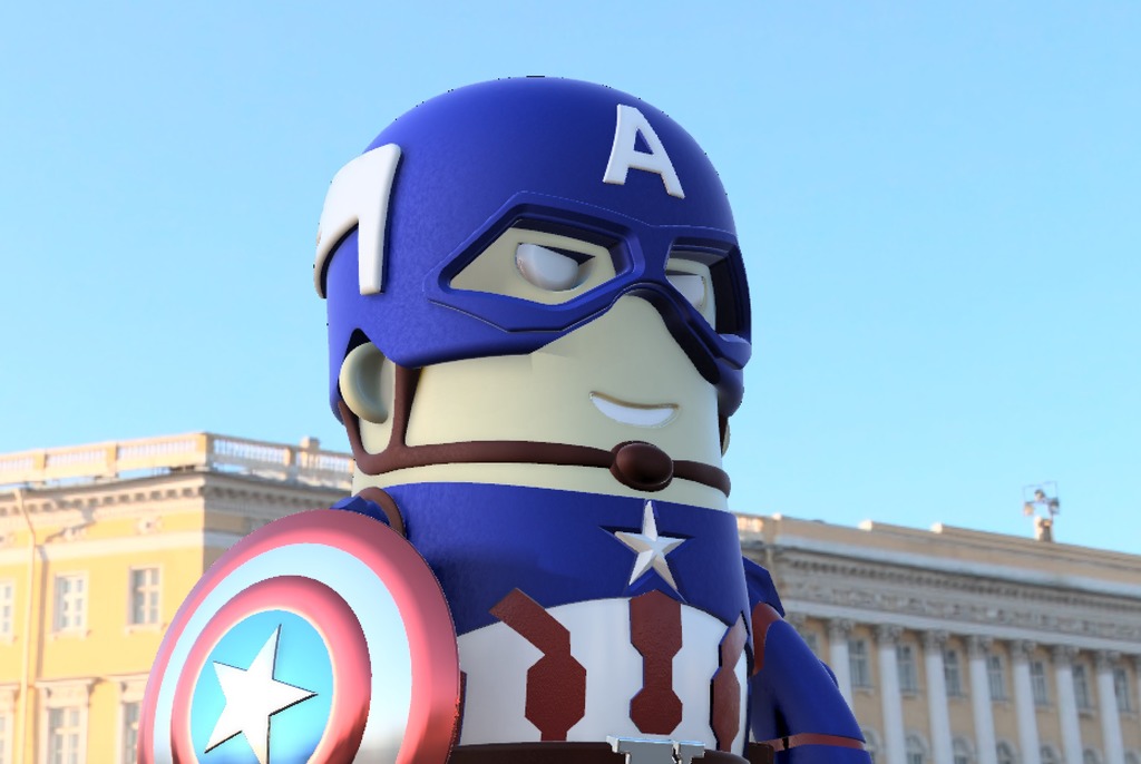 Mini Captain America - Civil war edition by Ramon Angosto Artigues ...