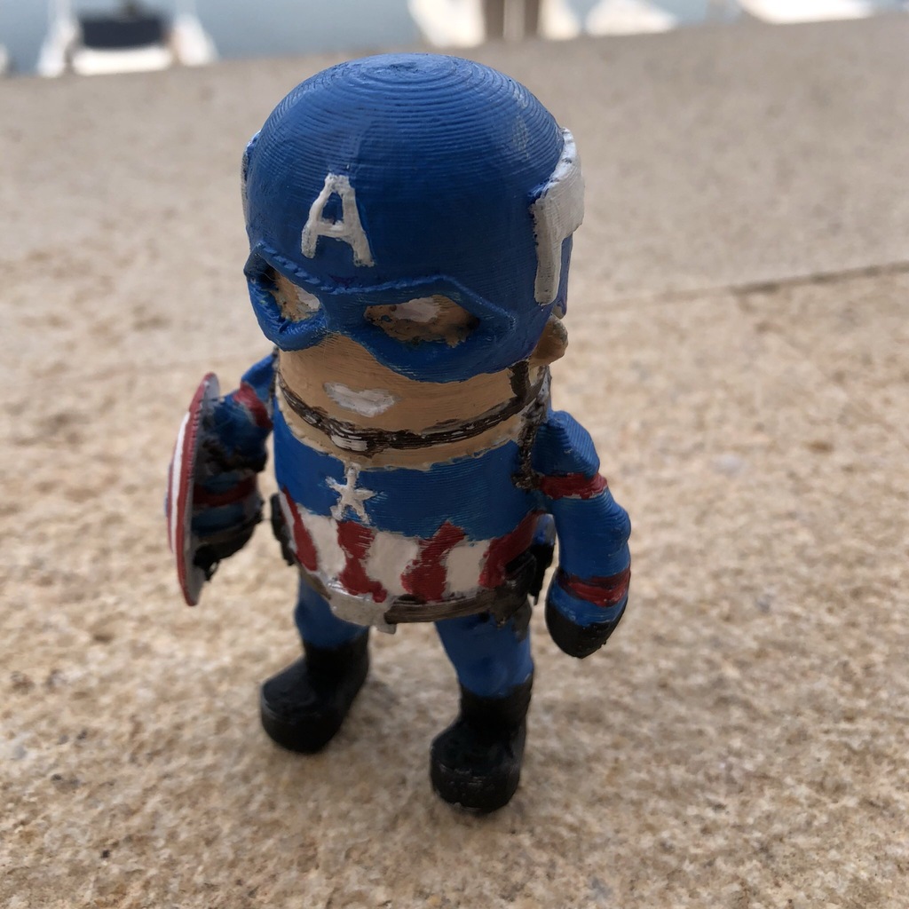 Mini Captain America - Civil war edition by Ramon Angosto Artigues ...