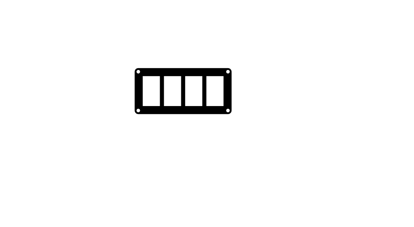 Parametric Rocker Switch Panel by OverMaintained | Download free STL ...