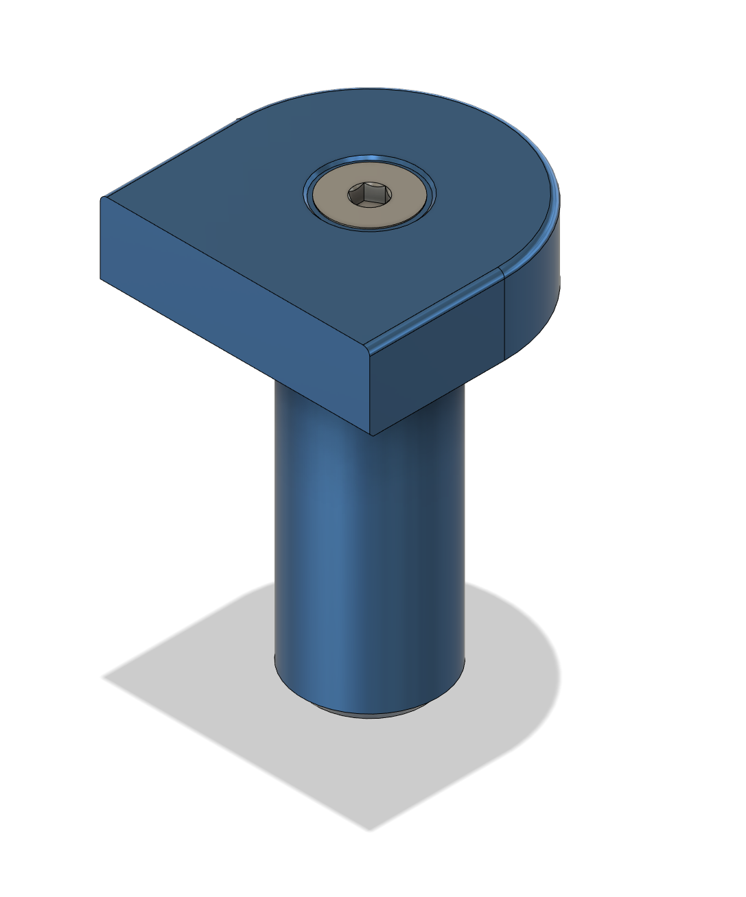 Flat Face Bench Dog (20mm) by crashkg | Download free STL model ...