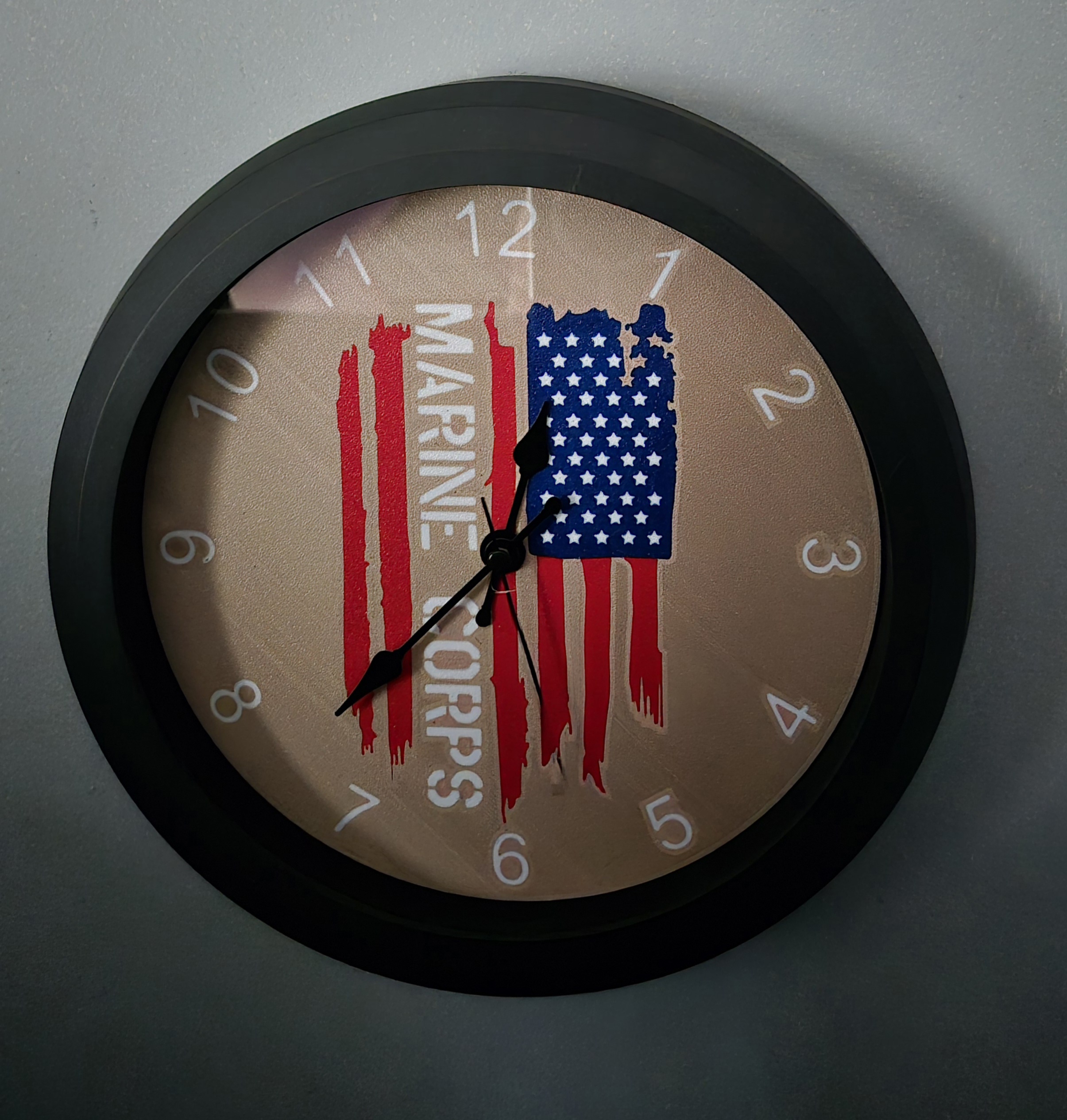 US Flag Marine Corps Clock Face by Lowery23 | Download free STL model ...