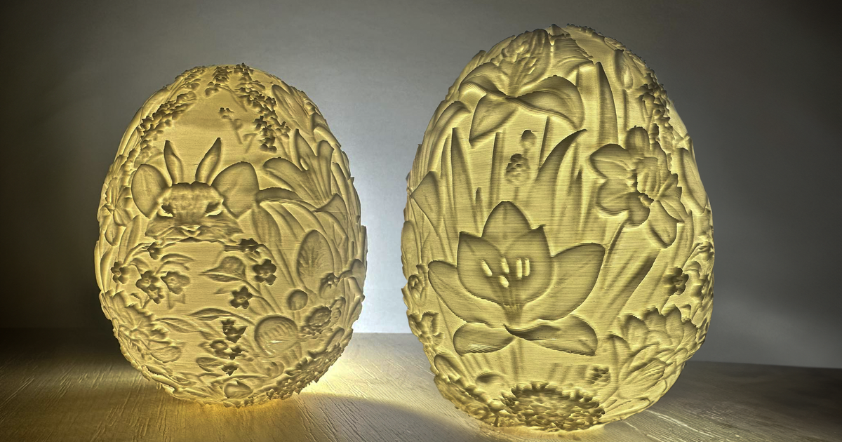 Lighted Easter Egg by Štístko | Download free STL model | Printables.com