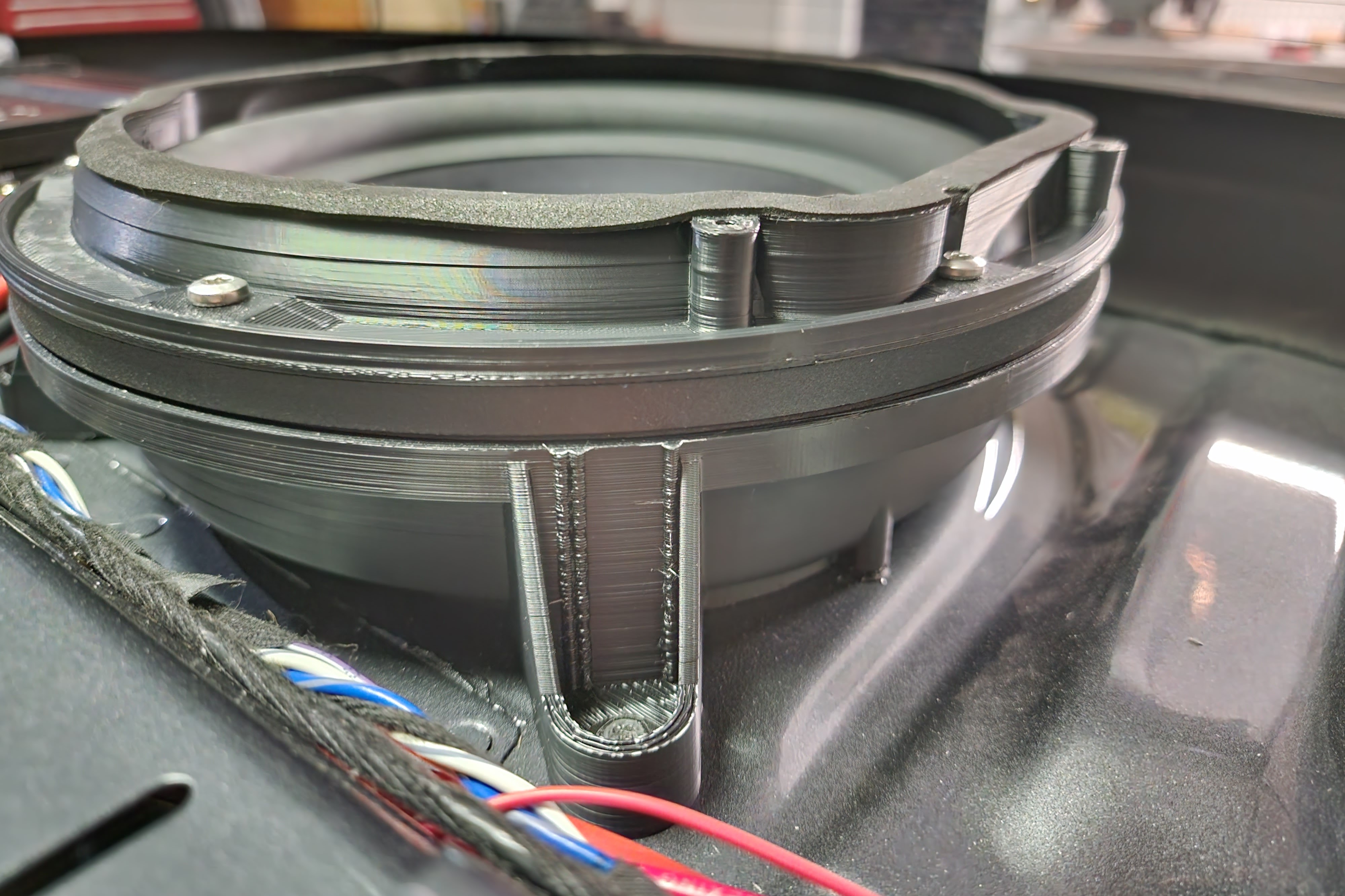 10" Subwoofer Adapter Holder V2 for Audi A3 S3 8V 8V5 replaces ...