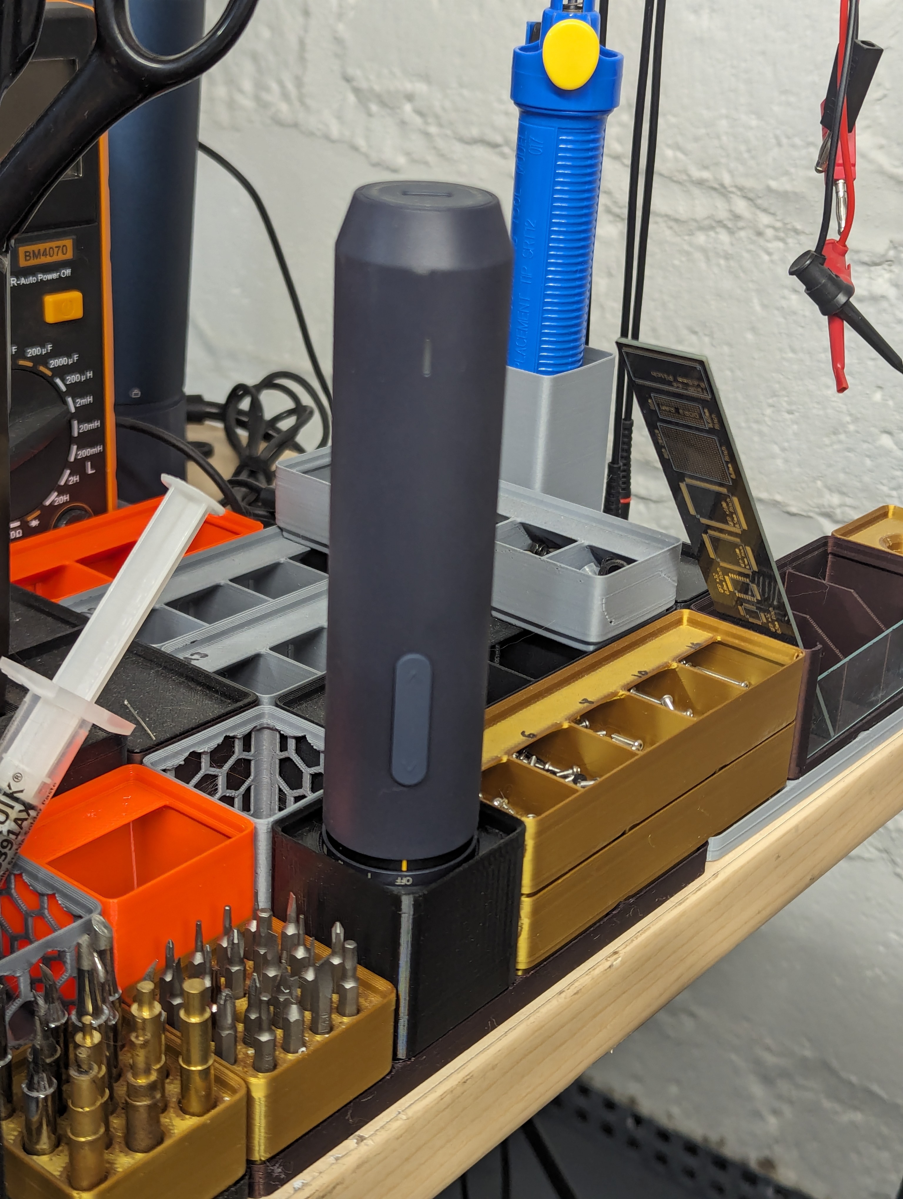 Hoto Electric Driver Gridfinity Holder by benkrejci | Download free STL model | Printables.com