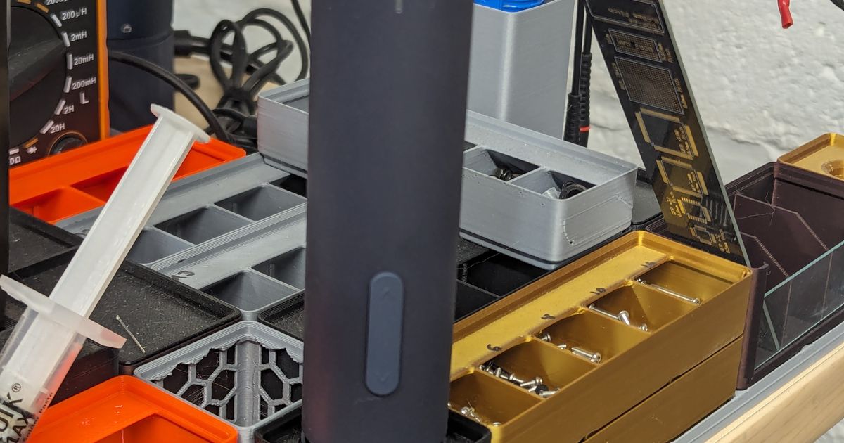 Hoto Electric Driver Gridfinity Holder by benkrejci | Download free STL model | Printables.com