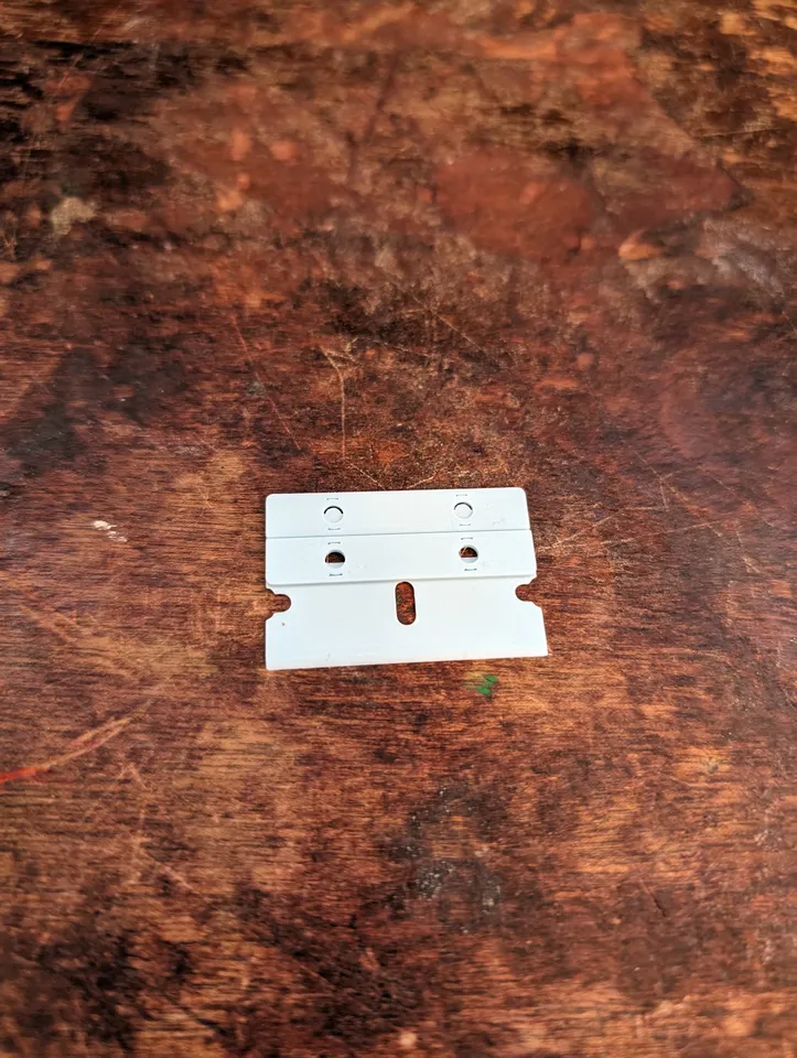 A sharper plastic razor blade! by Karagula | Download free STL model ...