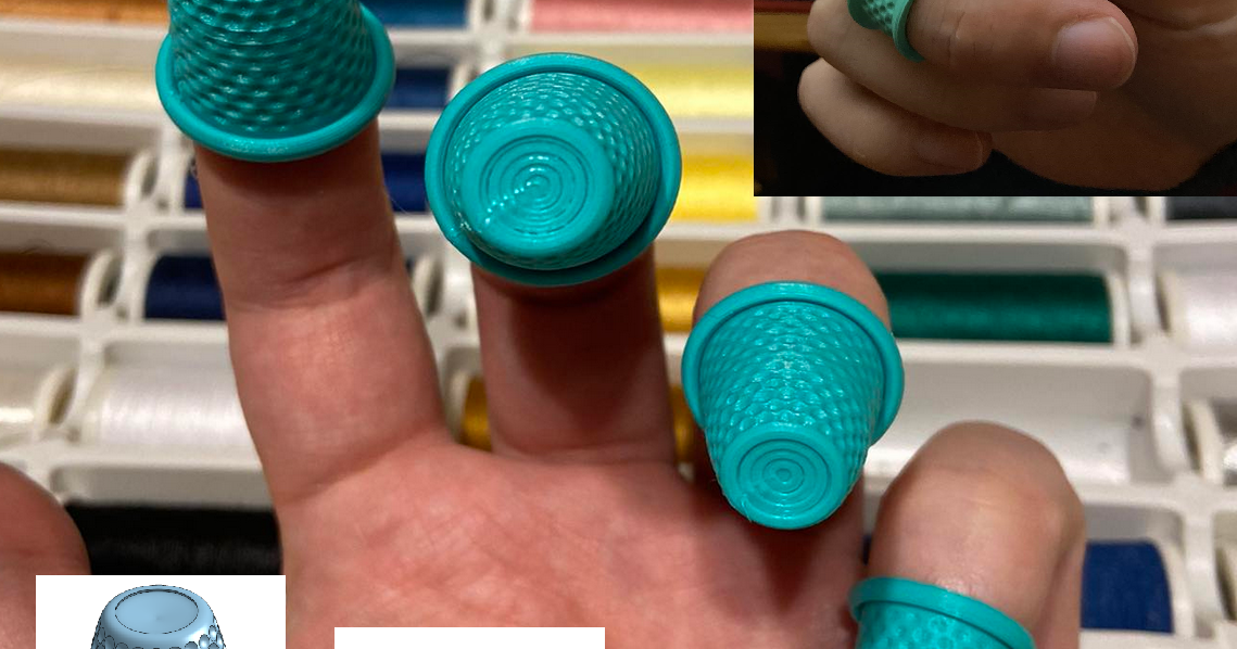 Ergonomic Safe Thimble + Japanese Style Ring Thimble by Niuthon ...