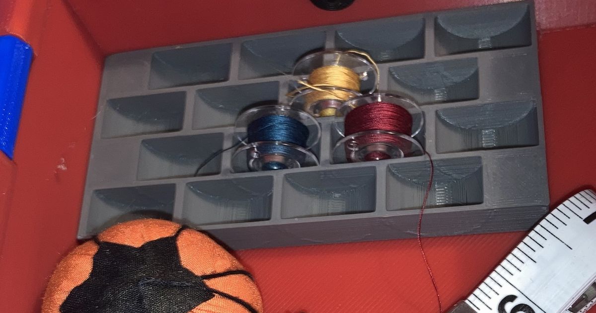 Stackable Brother Bobbin Tray by TJL | Download free STL model ...