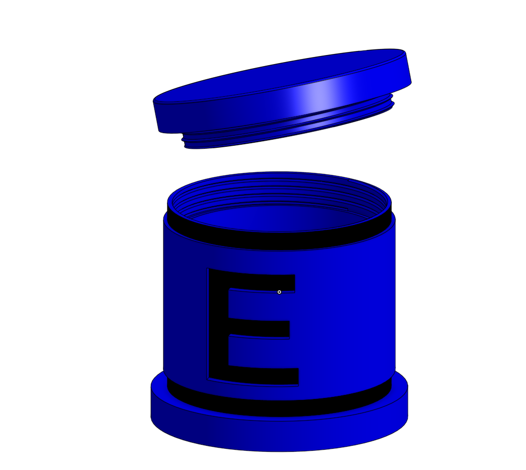 "E Tank" storage container by Gamma Rae Design | Download free STL ...