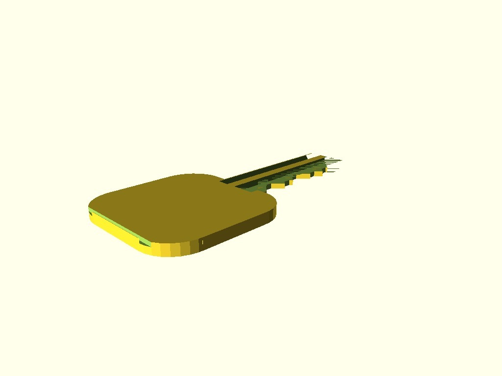 Spare Key Credit Card (Schlage) by PatPend | Download free STL model ...
