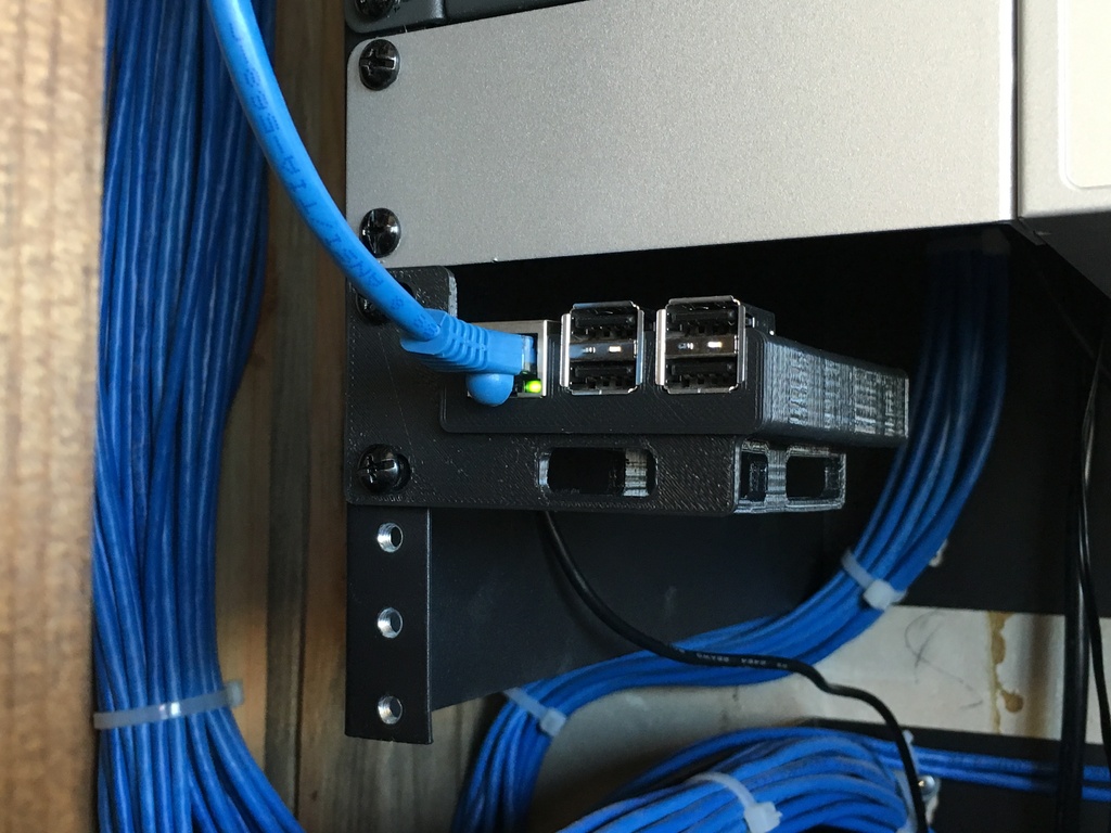 Rack Mount Raspberry Pi Case remix by PatPend | Download free STL model ...