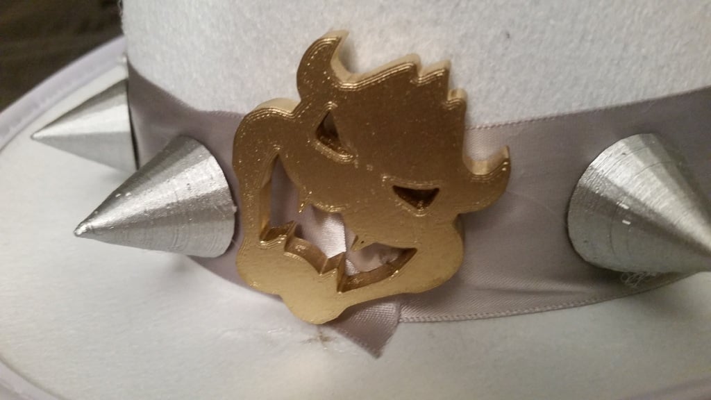 Bowser face with no hole by wolf9545 | Download free STL model ...