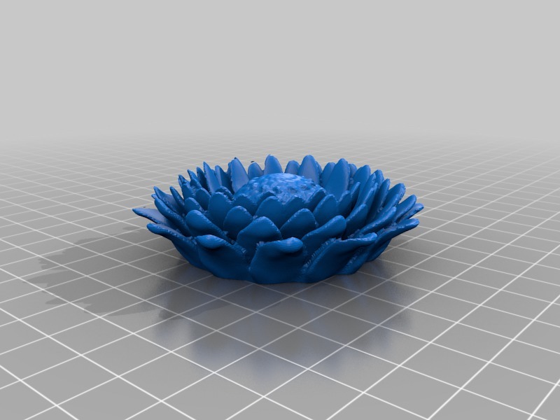 Flat bottom of flower by wolf9545 | Download free STL model ...
