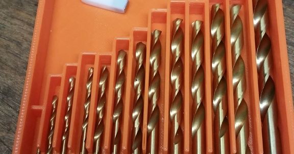 Metric drill bit holder and magnet by wolf9545 | Download free STL model | Printables.com